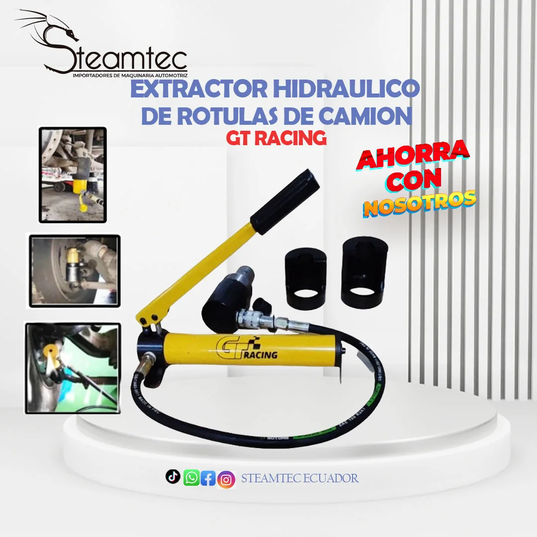 Extractor Hidráulico 10 Toneladas Gt Racing - Steamtec Ecuador