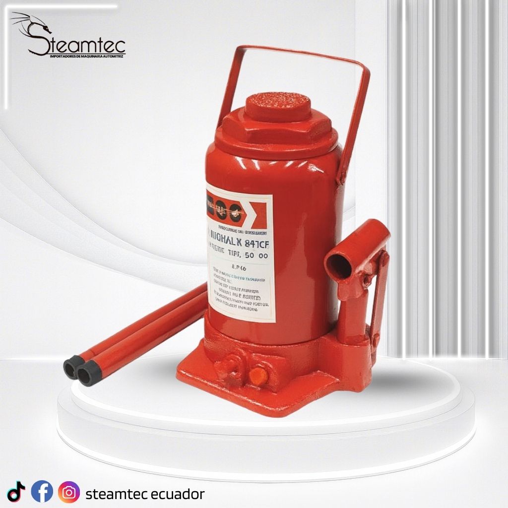 Gato Hidráulico Tipo Botella de 32 Toneladas - Steamtec Ecuador