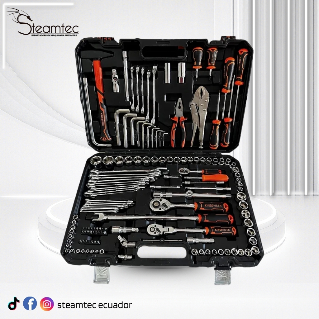 Caja de Herramientas 150 Pcs - Steamtec Ecuador
