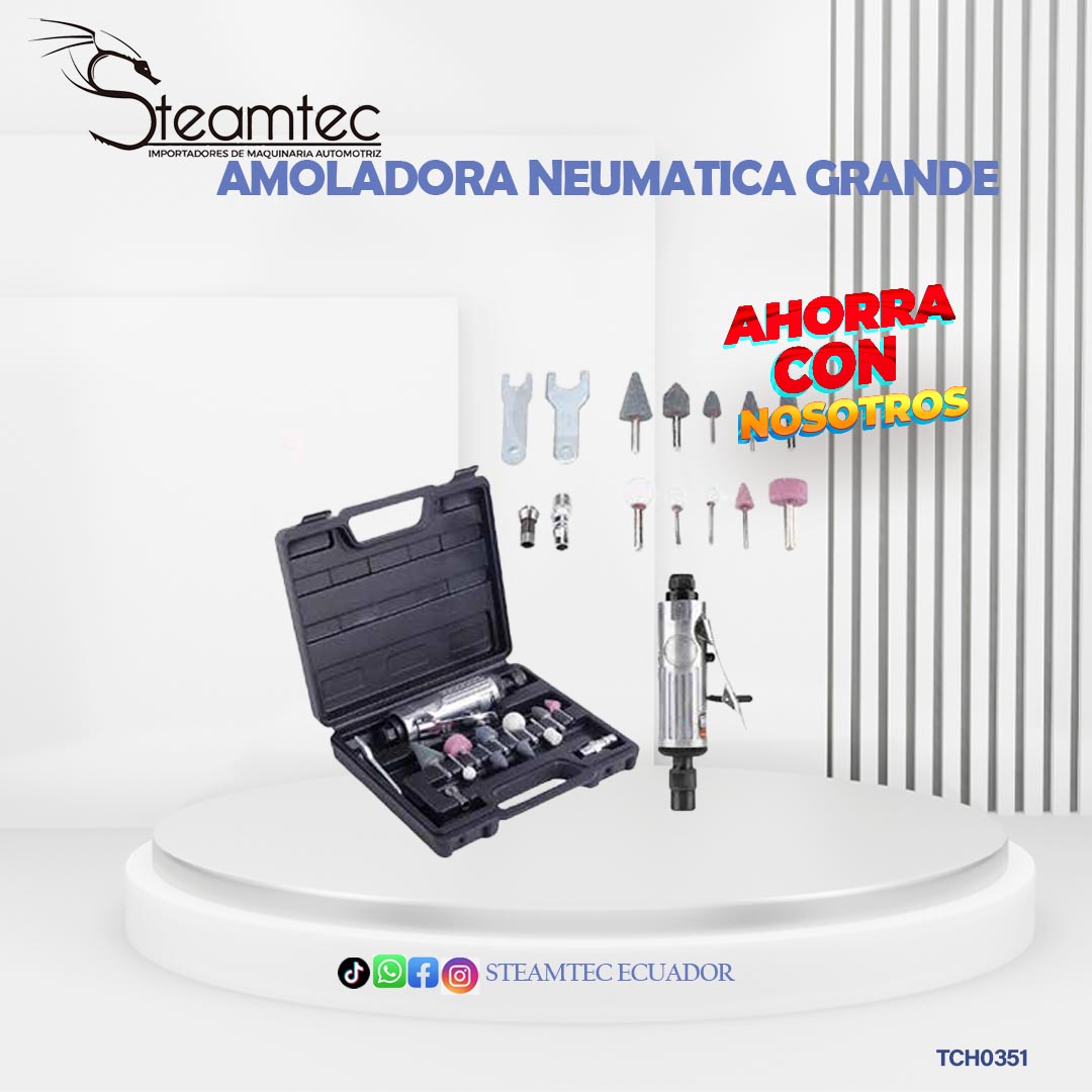 Amoladora Neumática Grande - Steamtec Ecuador