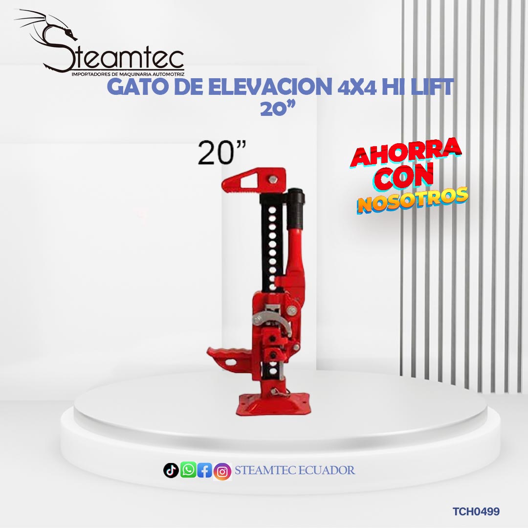 Gato de Elevación 4x4 Hi Lift 20" - Steamtec Ecuador